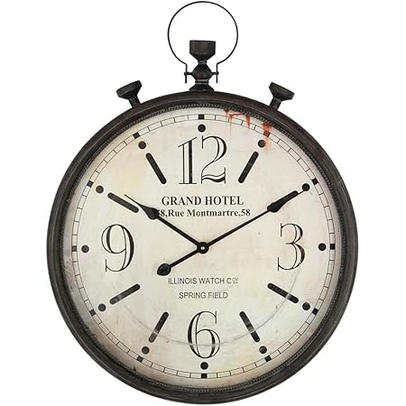 Amazon.com: Park Hill Collection EAK80351 Pocket Watch Wall Clock ...