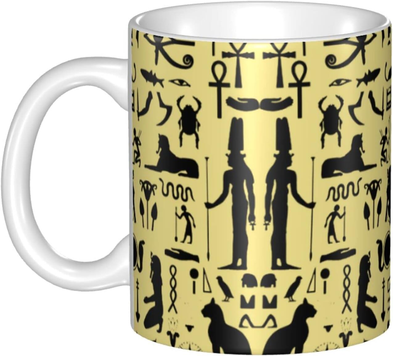 Amazon.com: Ancient Egyptian Soldier Ankh Magic Color Changing Mug ...