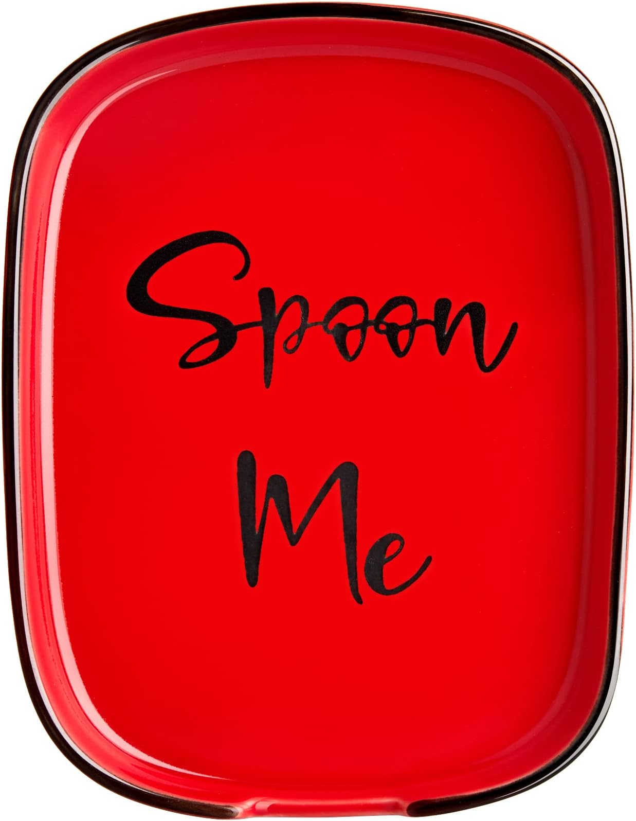 Amazon.com: Red Mason Jar Ceramic Spoon Rest for Stove Top - Stylish ...