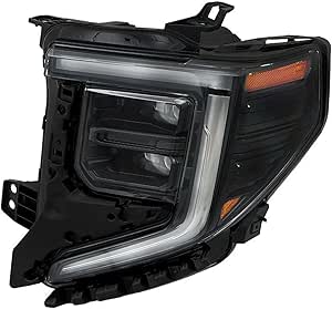 Amazon.com: labwork Headlight Assembly Replacement for Sierra 1500 SLE ...