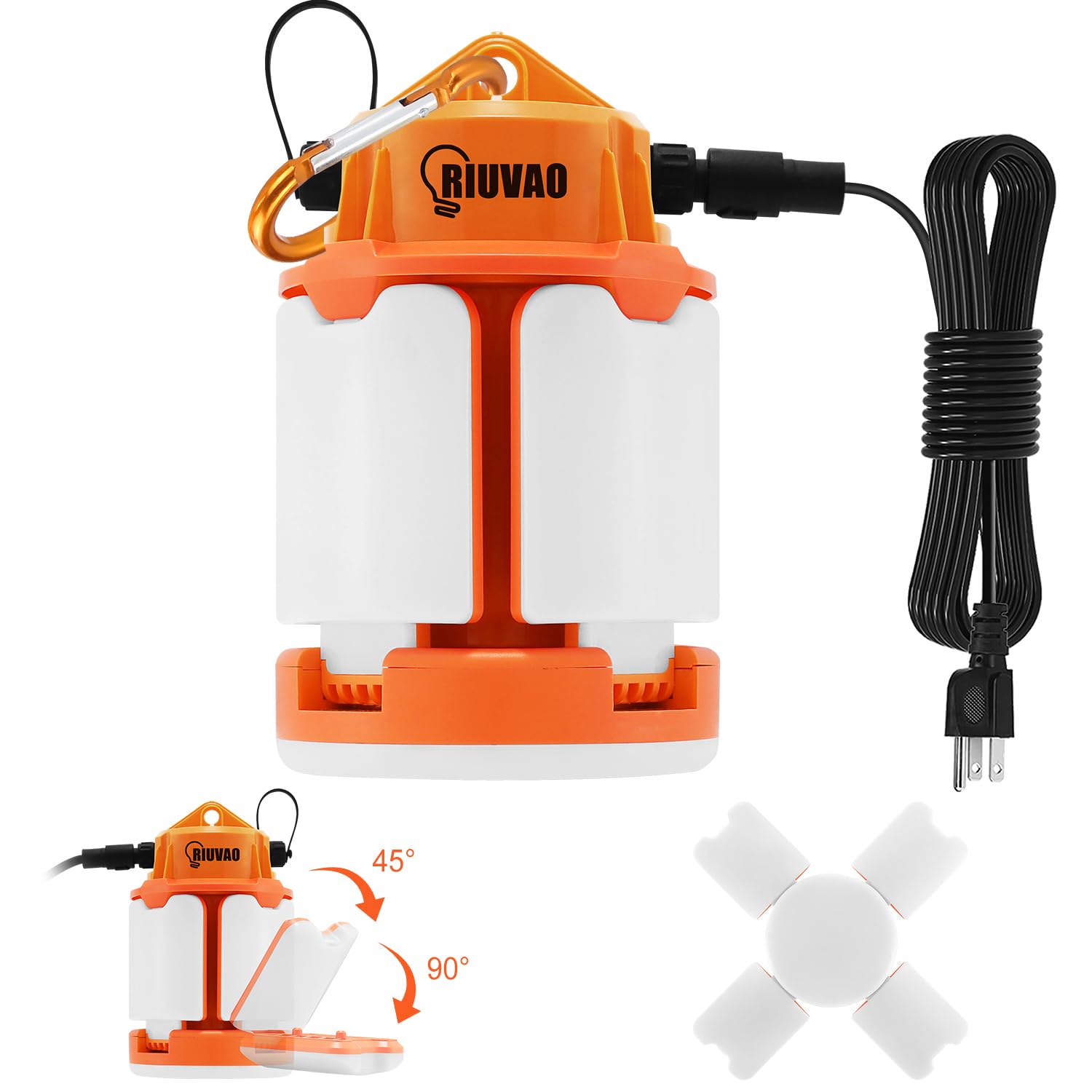 60w LED Temporary Work Light,9000Lm 5000K Super Bright Construction ...