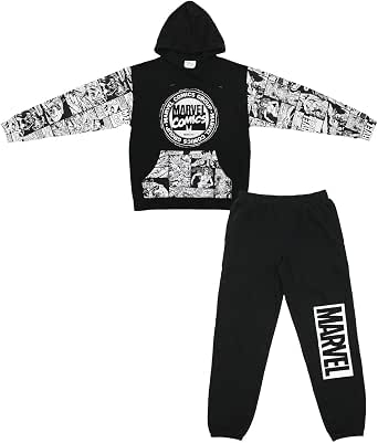 Men's Adult Marvel Comics Hoodie and Sweatpant Set Active Wear Combo ...