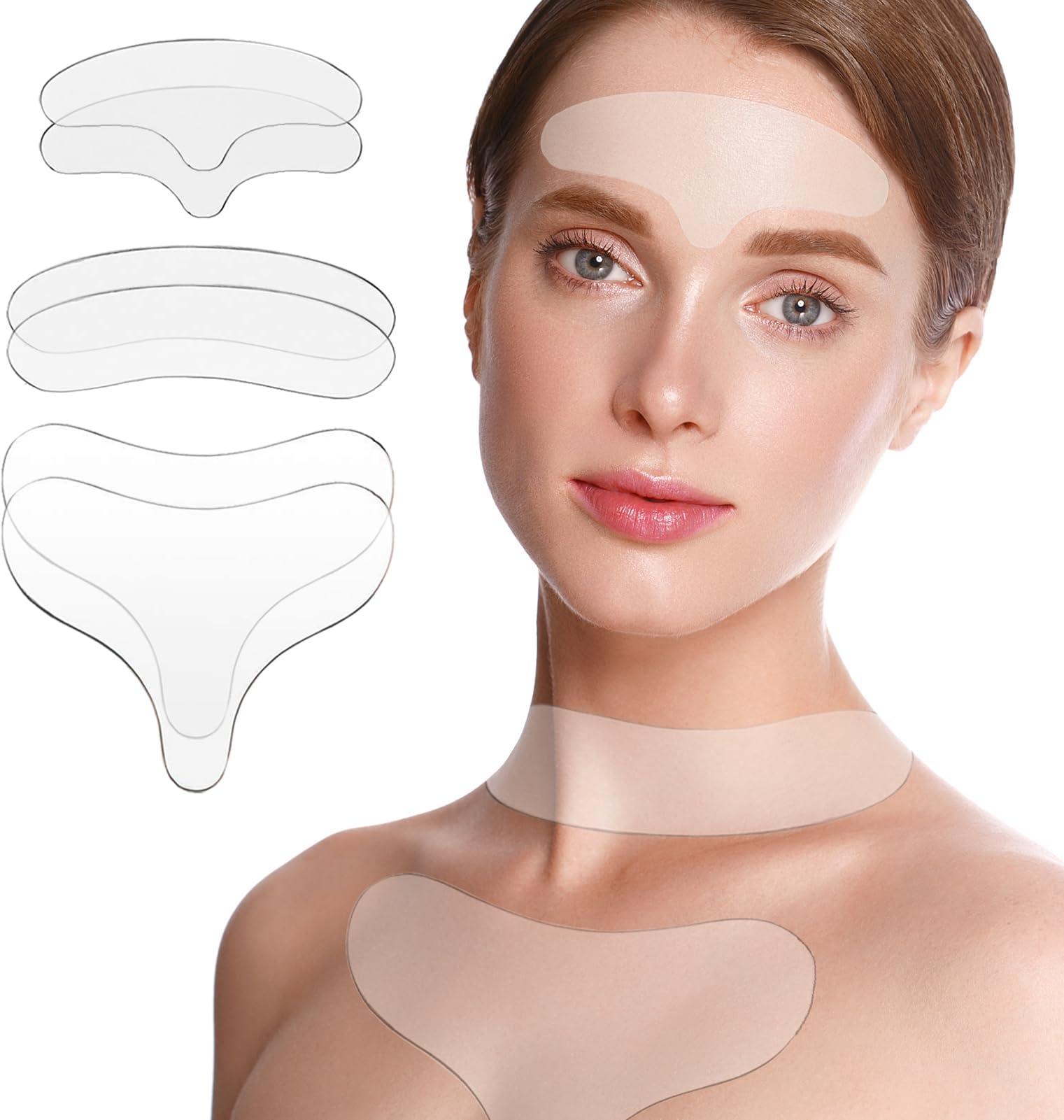 Amazon.com : Rinycwa Reusable Silicone Face & Neck & Chest Wrinkle ...