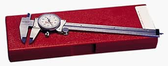 Starrett 120A-6 W/SLC Dial Caliper, Stainless Steel, White Face, 0-6 ...
