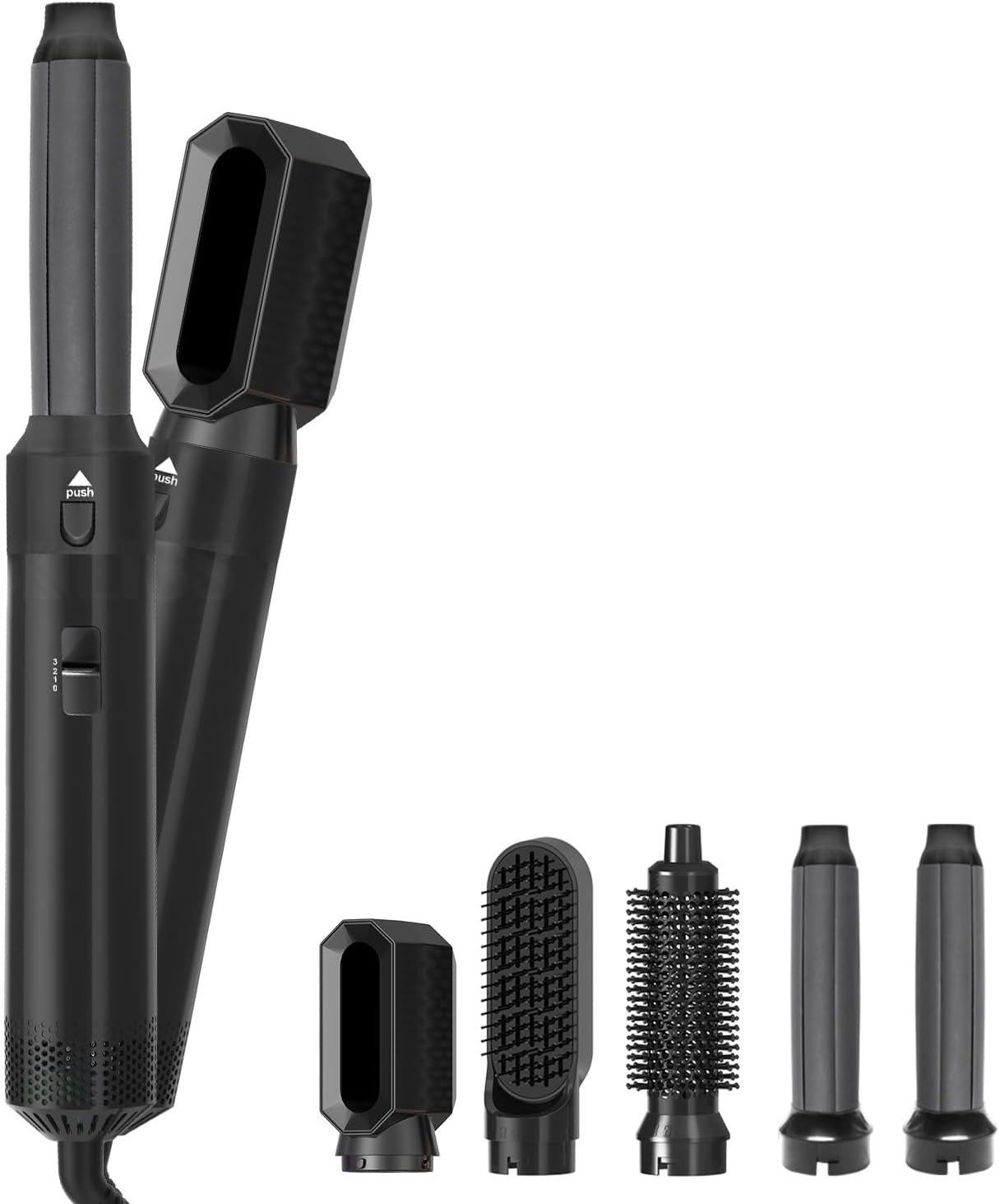 Hey Curls toronto 5-in-1 Hot Air Styler & Blow Dryer Brush, Negative ...