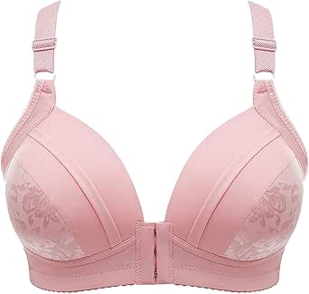 Generic Bras for Women No Underwire Easy Close Bra Front Close Button ...