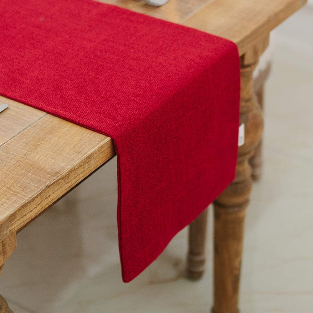 Amazon.com: Soft Caddice Faux Linen 2 Side Table Runner, eco-Friendly ...