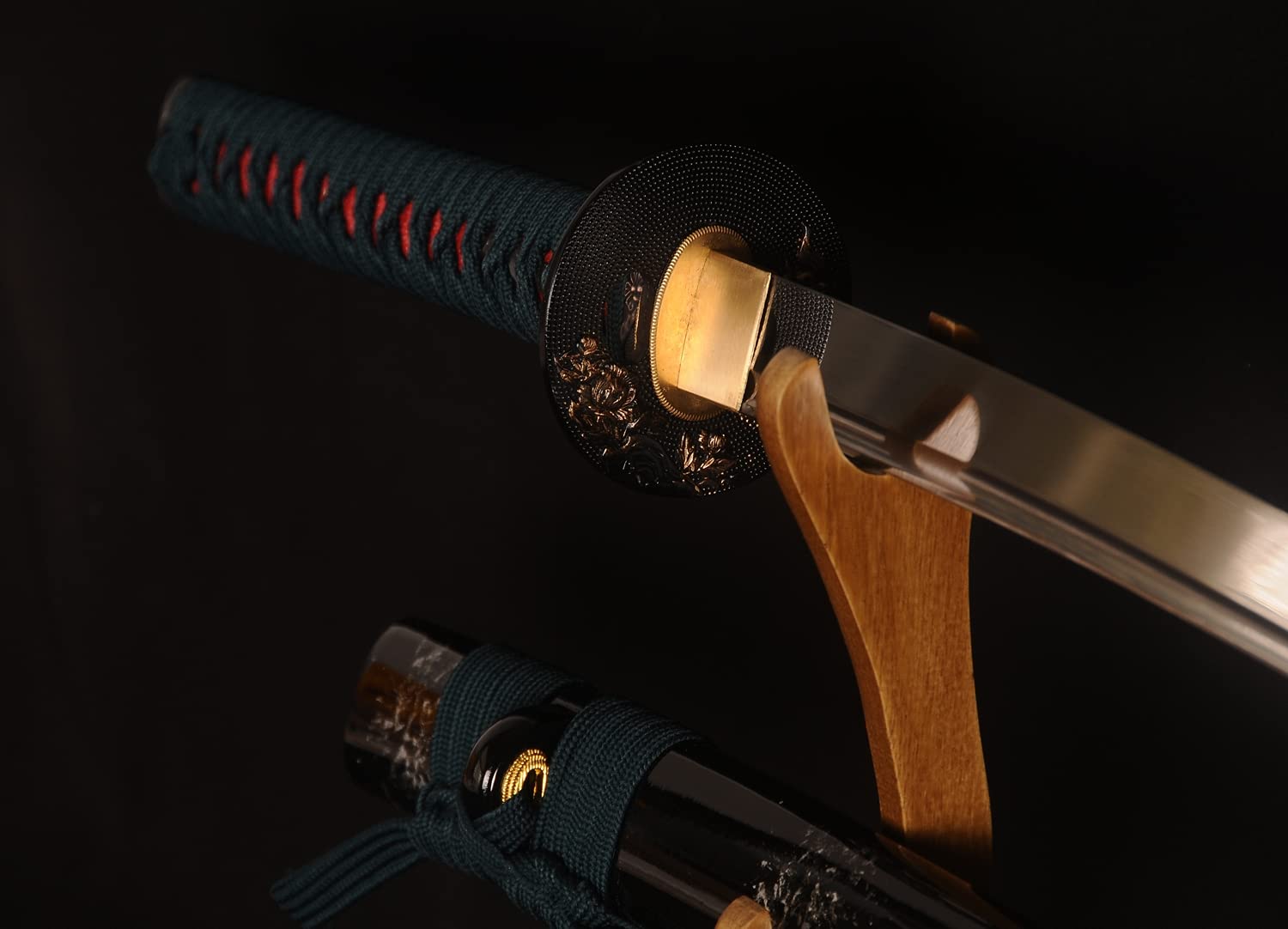 Lyuesword Fully Functional Samurai Katana Sword, 1095 High Carbon Steel ...