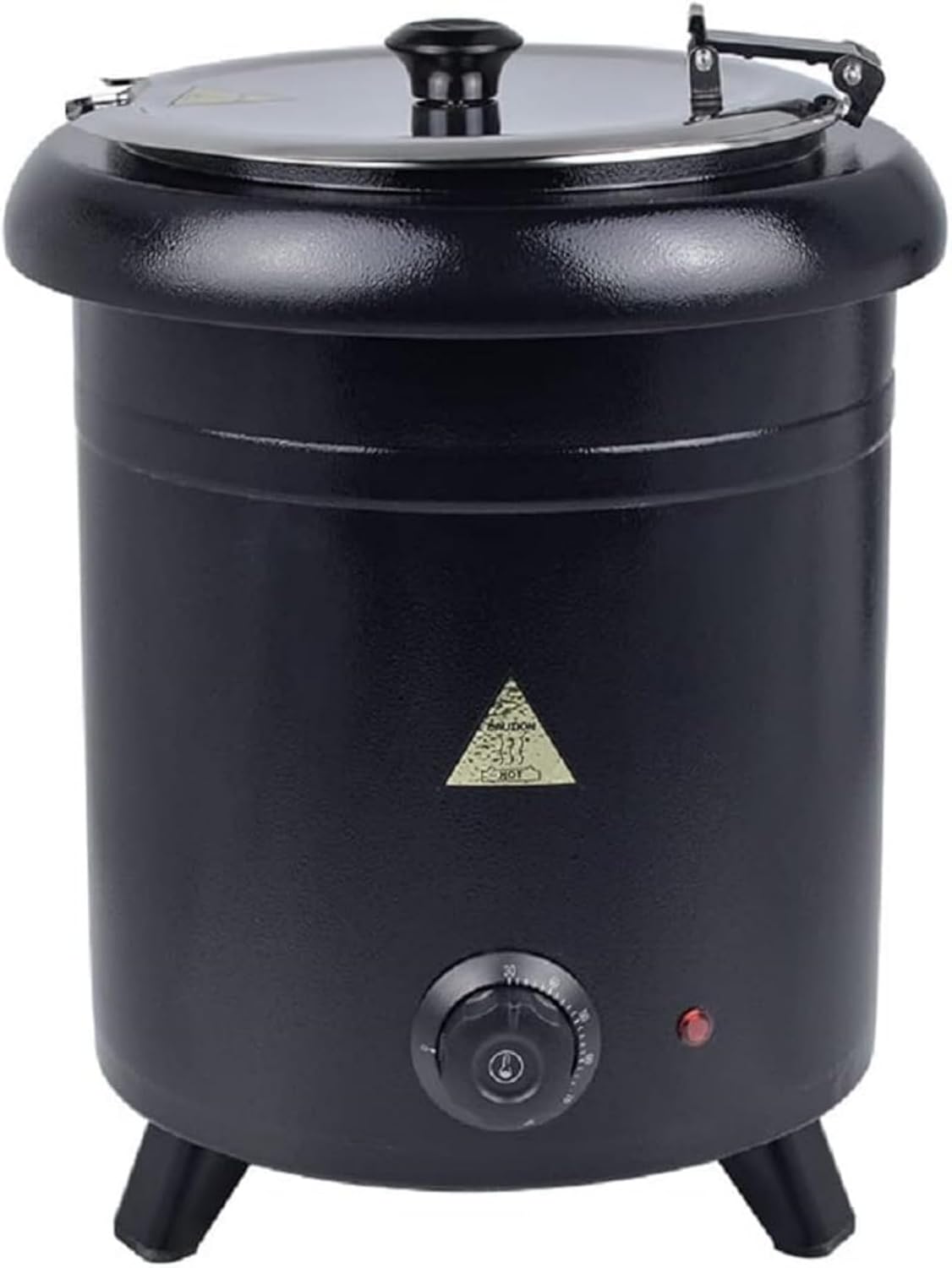 Amazon｜Deerou食品スープポットヒーター 業務用電気スープポット 温度調節可能 レストランや大家族に最適 ステンレス製 ホットクッキングポット 大容量 保温トレイ 電気炊飯器 ...