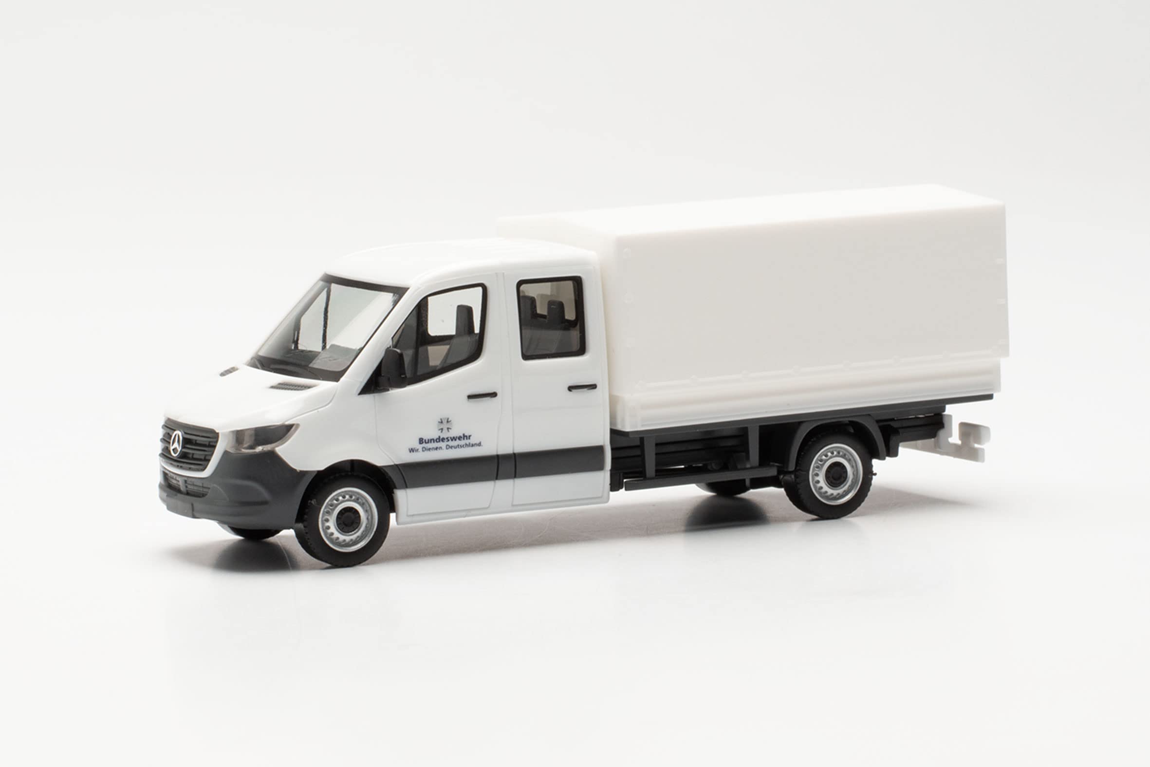 Herpa Militär Modellauto Mercedes-Benz Sprinter Doppelkabine mit Plane ...