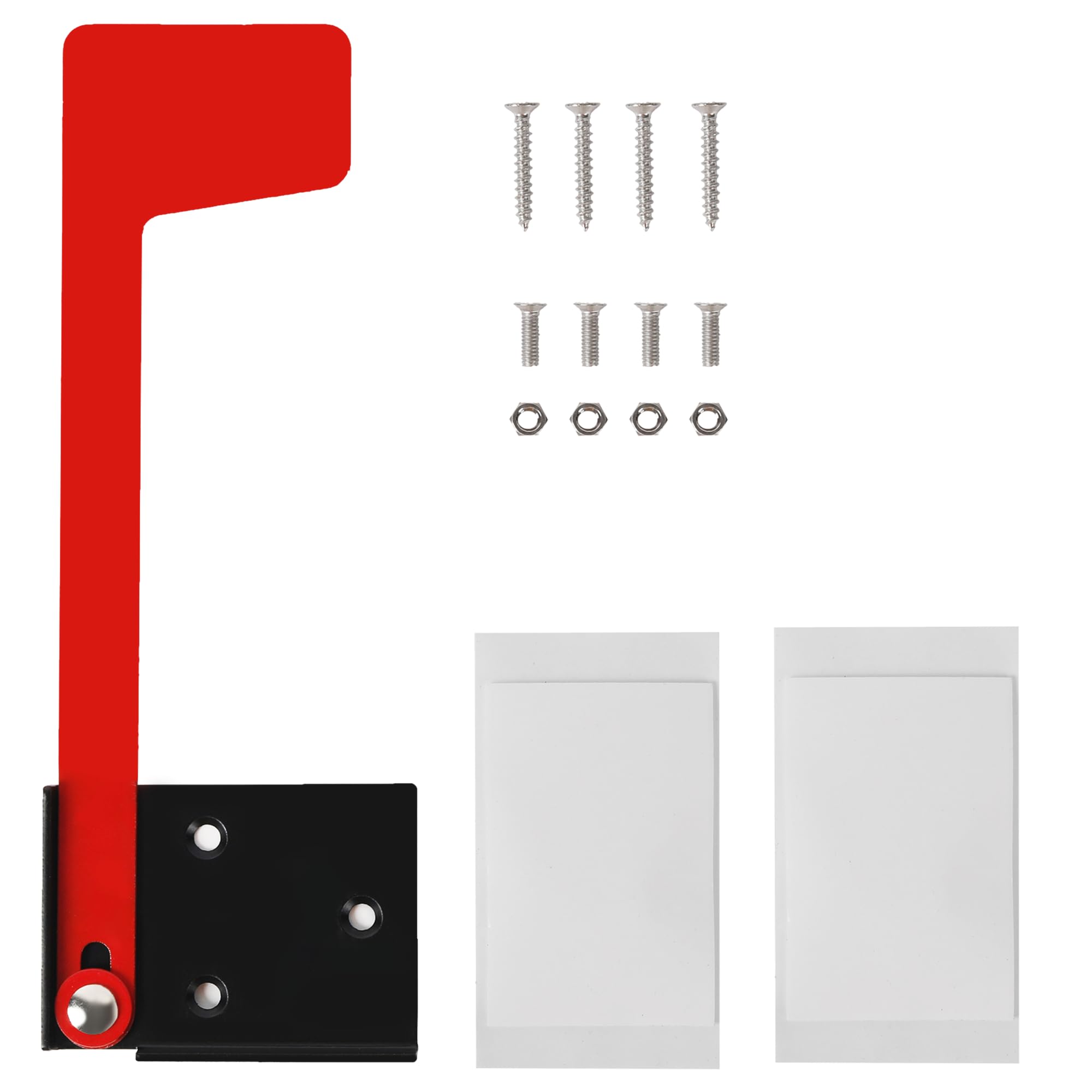 Snapklik.com : TonGass Red Mailbox Flag Replacement Kit Metal Mailbox Flag