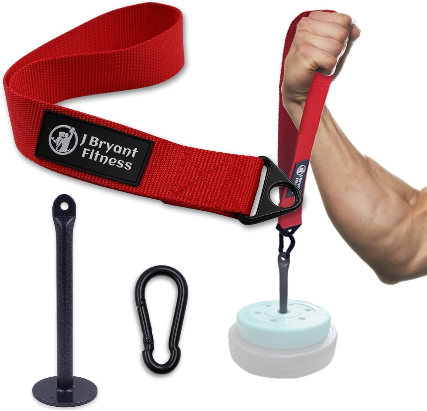 Amazon.com : J Bryant Arm Wrestling Training Belt with Loading Pin ...