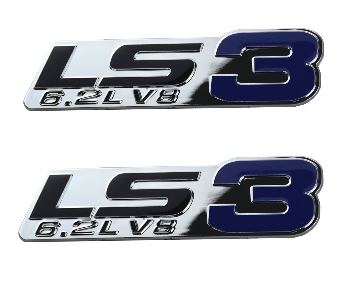 Amazon.com: Aimoll LS3 6.2L V8 Engine Emblems Badge, for Gm Chevy ...