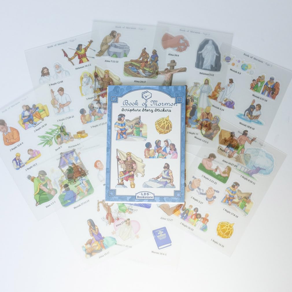 Amazon.com: LDS Book of Mormon Scripture Story Stickers for Scripture ...