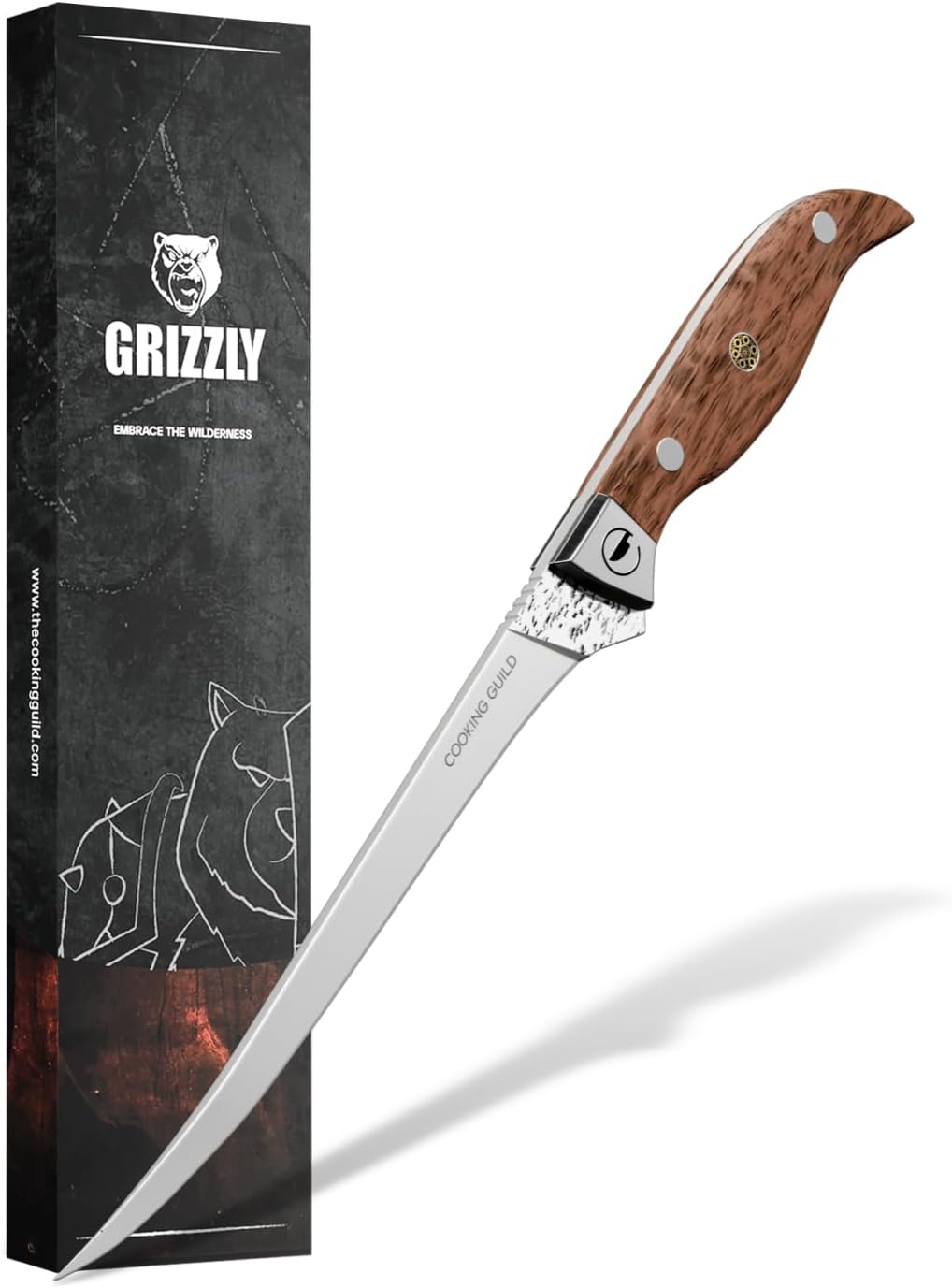 Amazon.com: The Cooking Guild Fillet Knife - 7 Inches - Grizzly Series ...