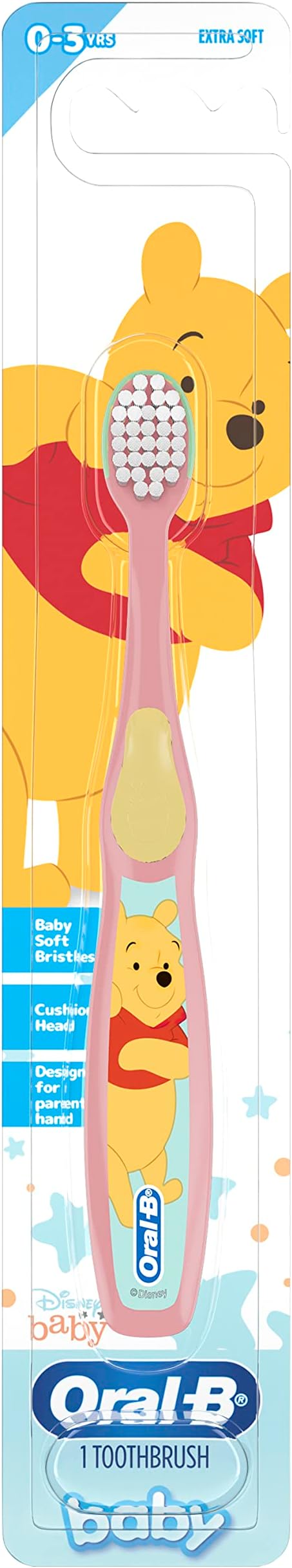 Amazon.com: Oral-B Baby Toothbrush Featuring Disney's Pooh, Baby Soft ...