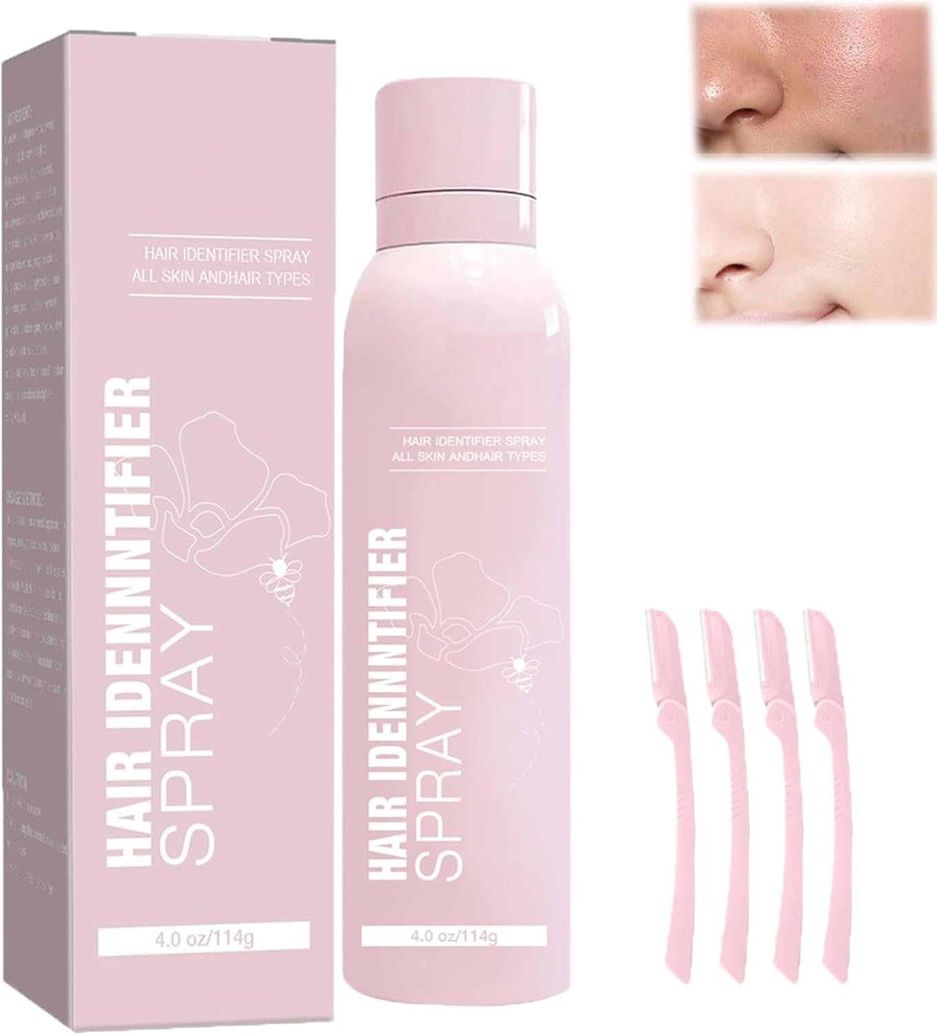 Hair Identifier Spray for Face Shaving, Face Hair Identifier Spray for ...