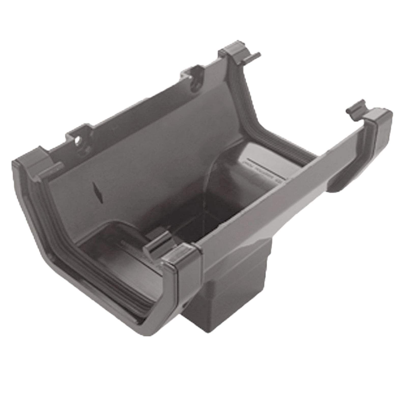 White Rwso1wh Square Line Running Outlet Marshall Tufflex Upvc Plastic ...