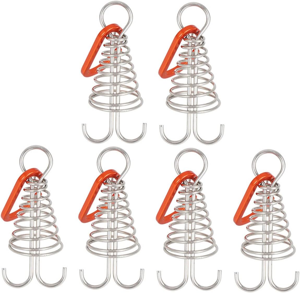Amazon.com : CLISPEED 6pcs Plank Hook Spring Adjustable Hitch Stainless ...