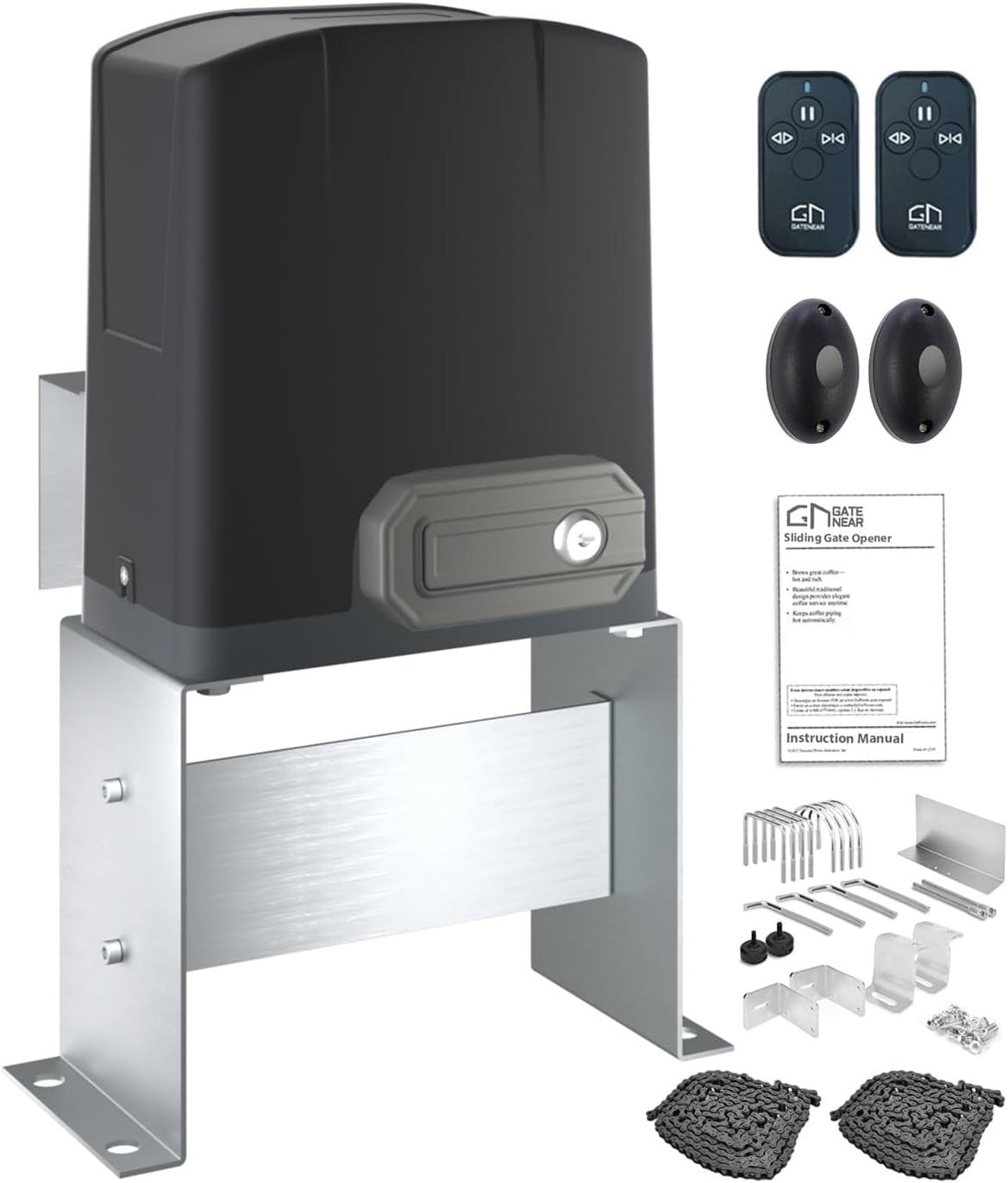 Amazon.com: GateNear Automatic Sliding Gate Opener, Electric Chain ...