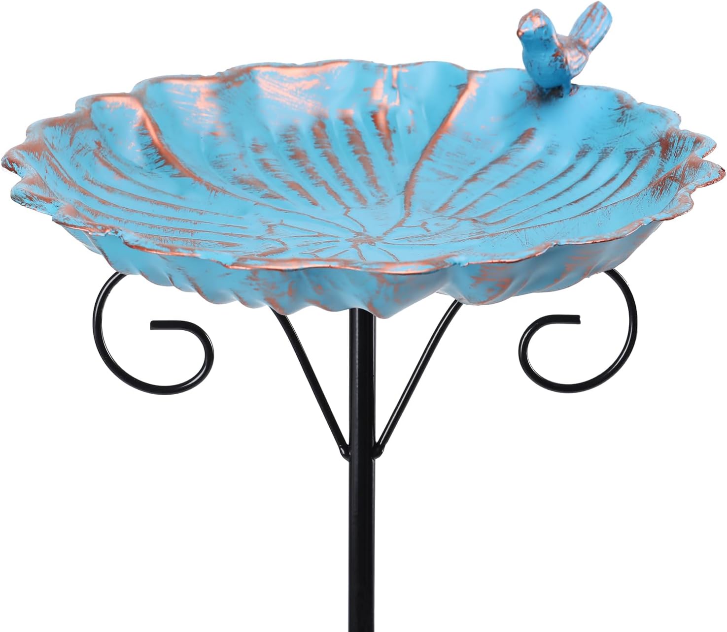 Amazon.com: MUMTOP Metal Bird Baths for Outdoors, 34 inch Height ...