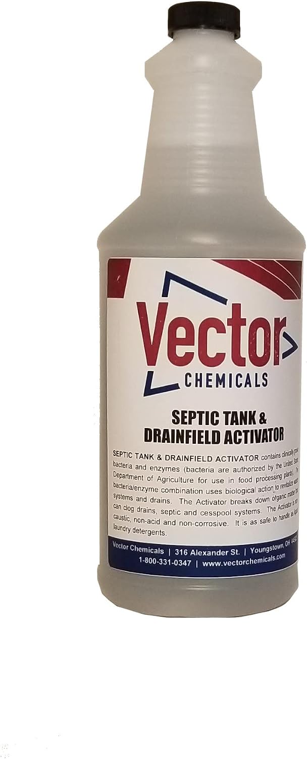 Amazon.com: Septic Tank & Drainfield Activator - A BACTERIA- (not ...