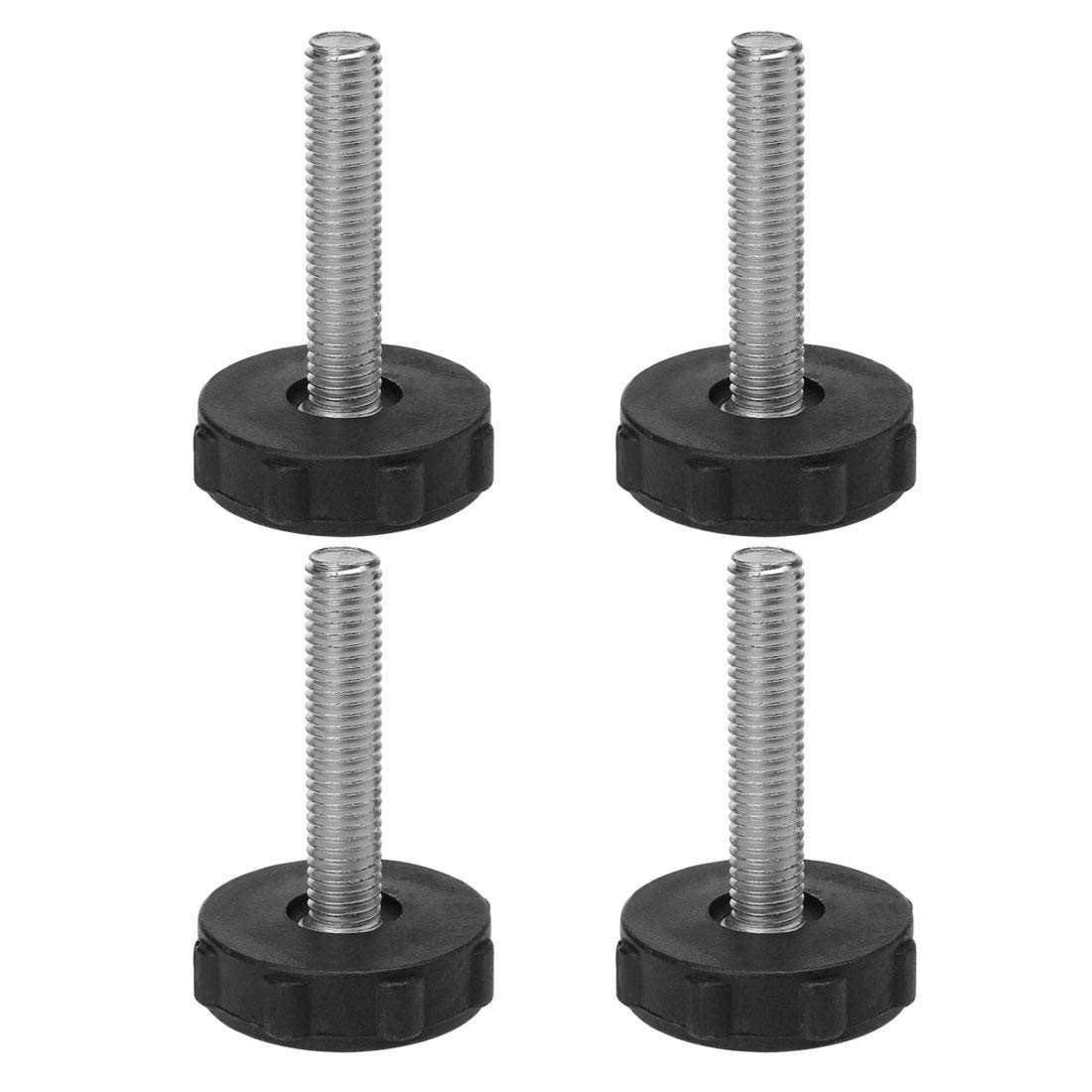 uxcell M10 x 50 x 40mm Screw on Furniture Glide Leveling Feet ...