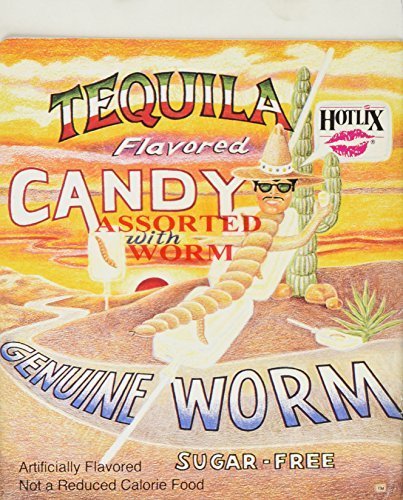 Amazon.com : Hotlix Worm Sucker Box of 36 Real Insect Bug Candy ...