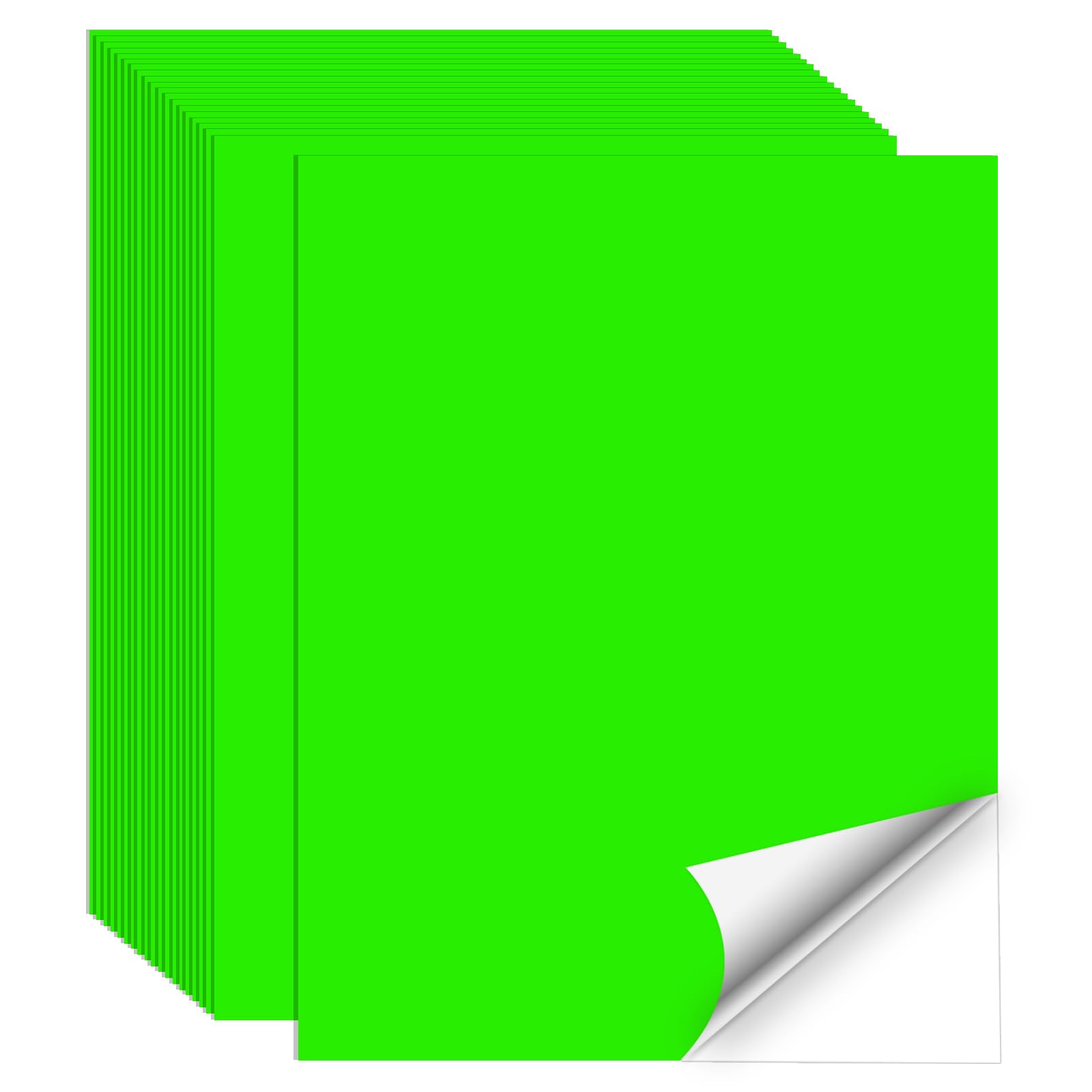 Amazon.com : YEGAWEN Printable Sticker Paper for Inkjet Printer, 8.5" x ...