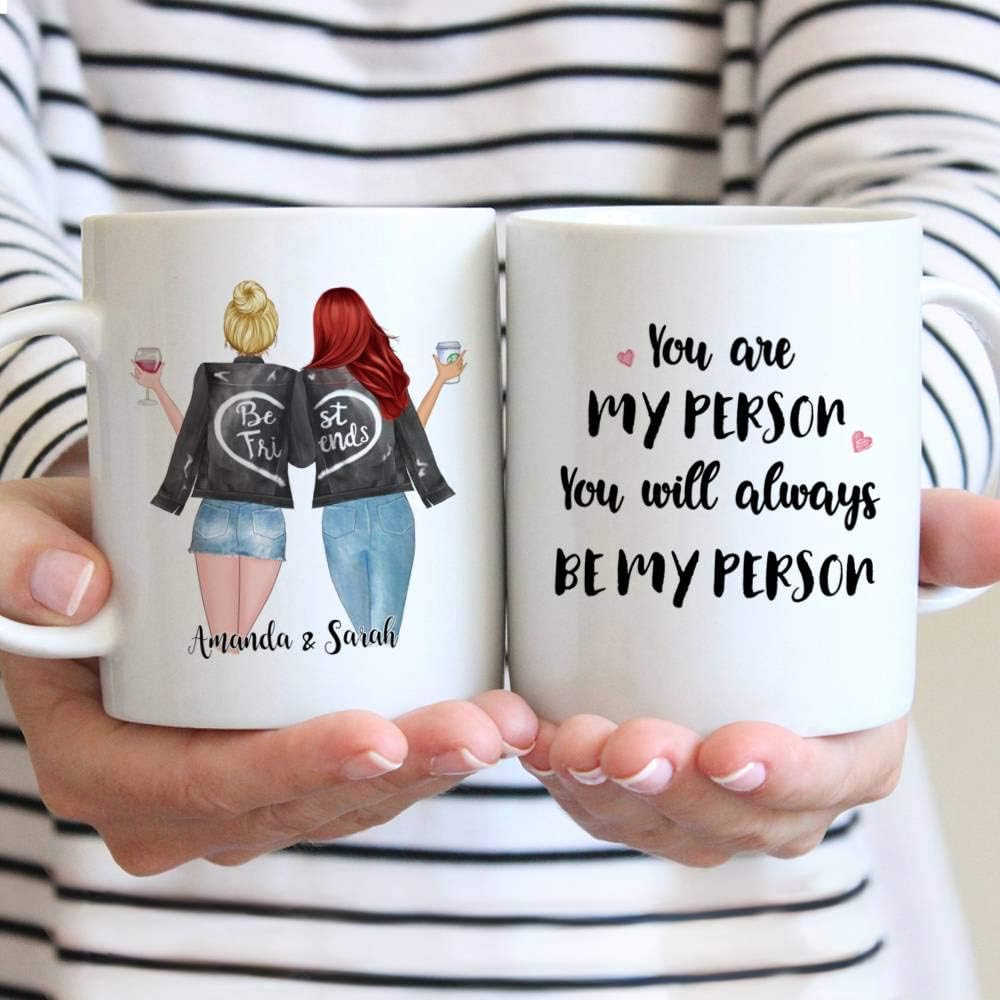 Amazon.com: GOSSBY Personalized Custom Mug (Man And 2 Dogs) A guy and ...