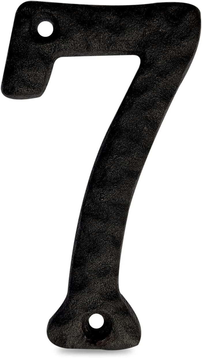 Amazon.com: TripDock 4 Inch House Numbers for Outside, Cast Iron Metal ...