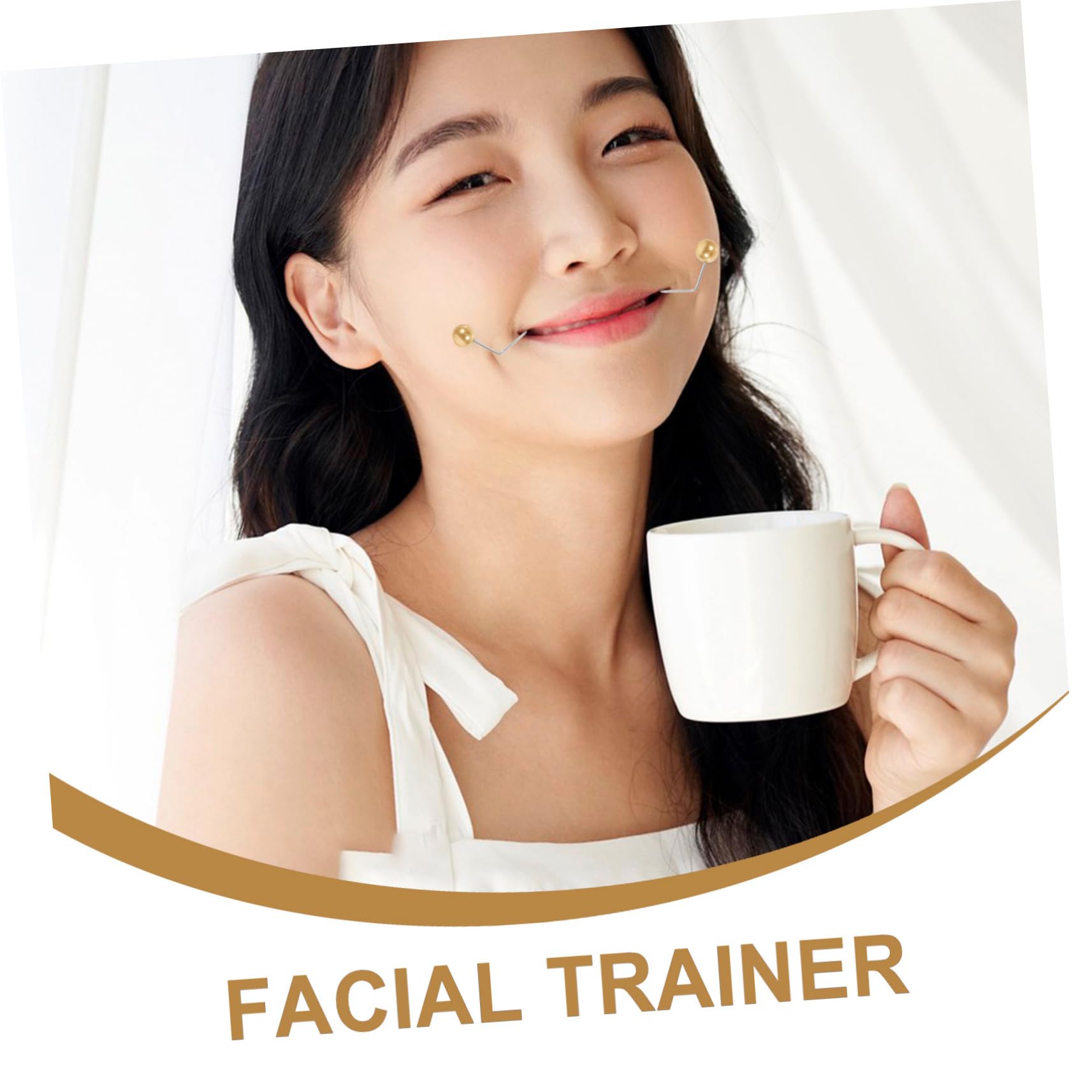Gogogmee 2pcs Dimple Trainer Facial Exerciser Metal Dimple Maker Face ...