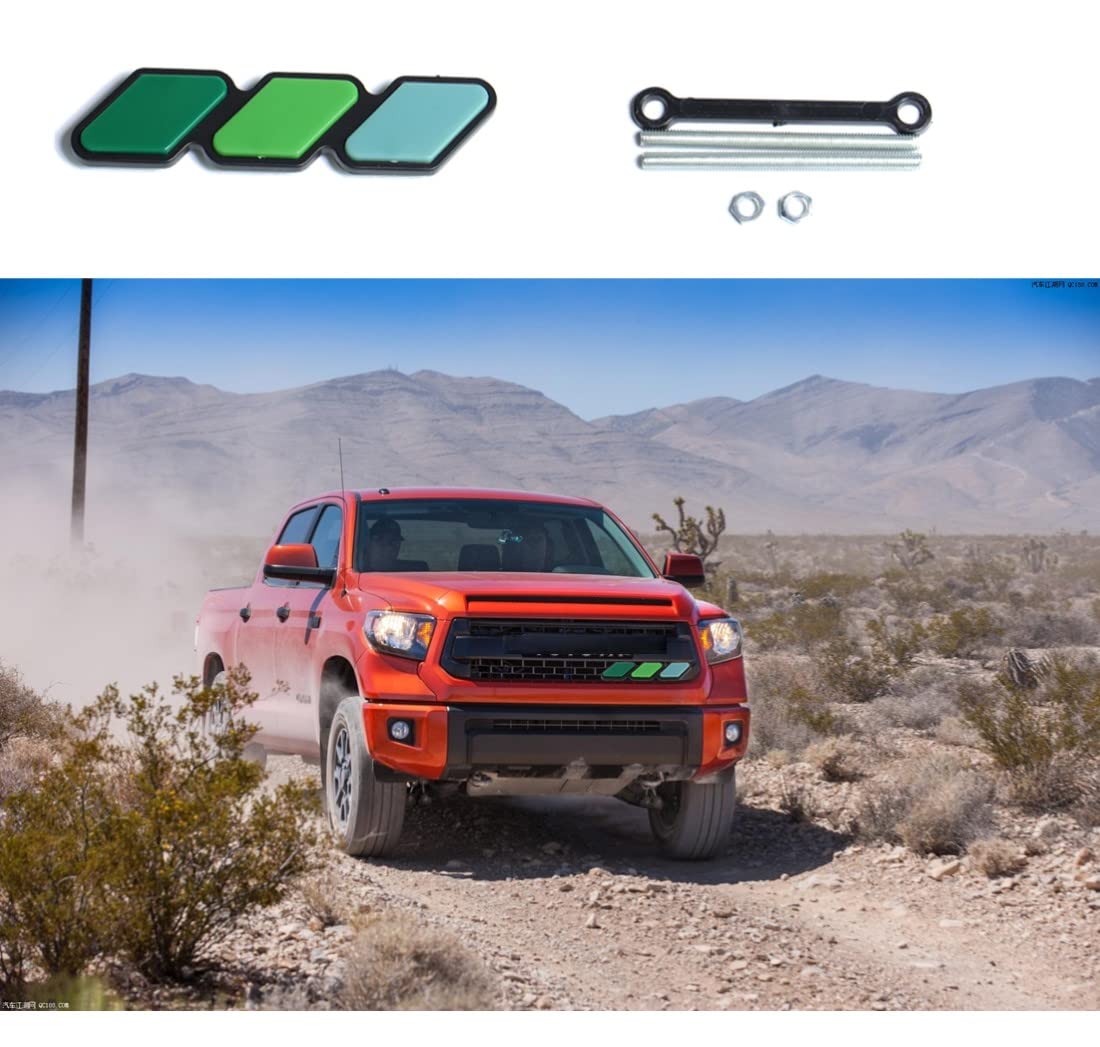 Buy ZYOZY TRD Truck Label Tri-Color Grille Badge Emblem Compatible with ...