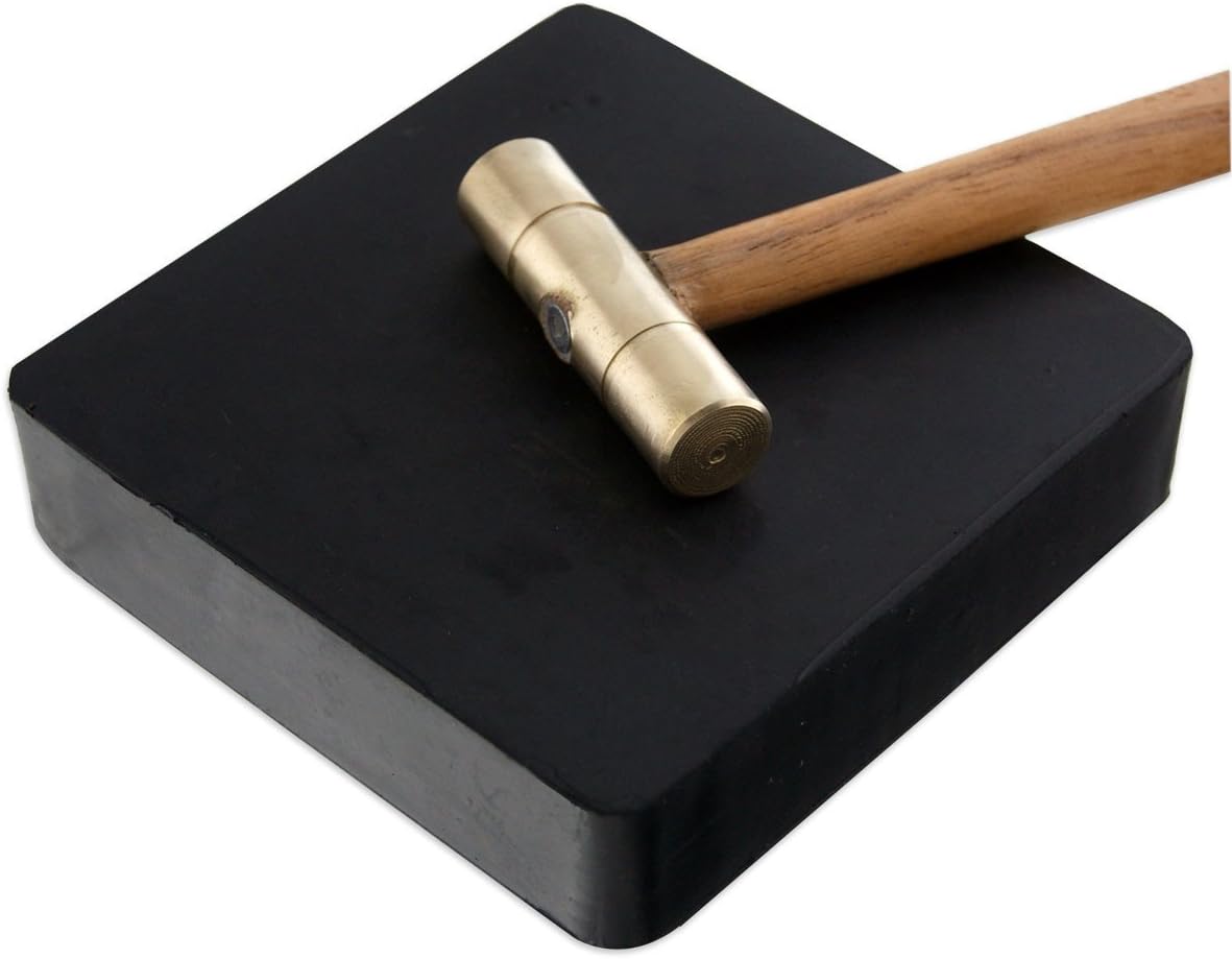 Amazon.com: NYCHKA Jeweler's Solid Rubber Bench Block - 4" x 4" : Tools ...