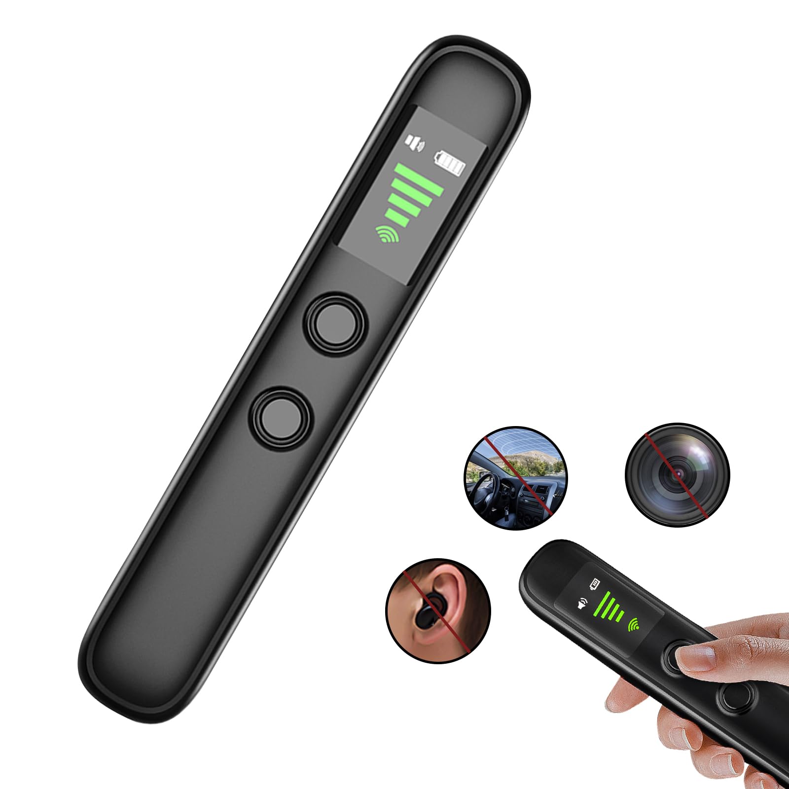 Amazon.com : WFULM Hidden Camera Detectors, Portable Anti Spy Detector ...