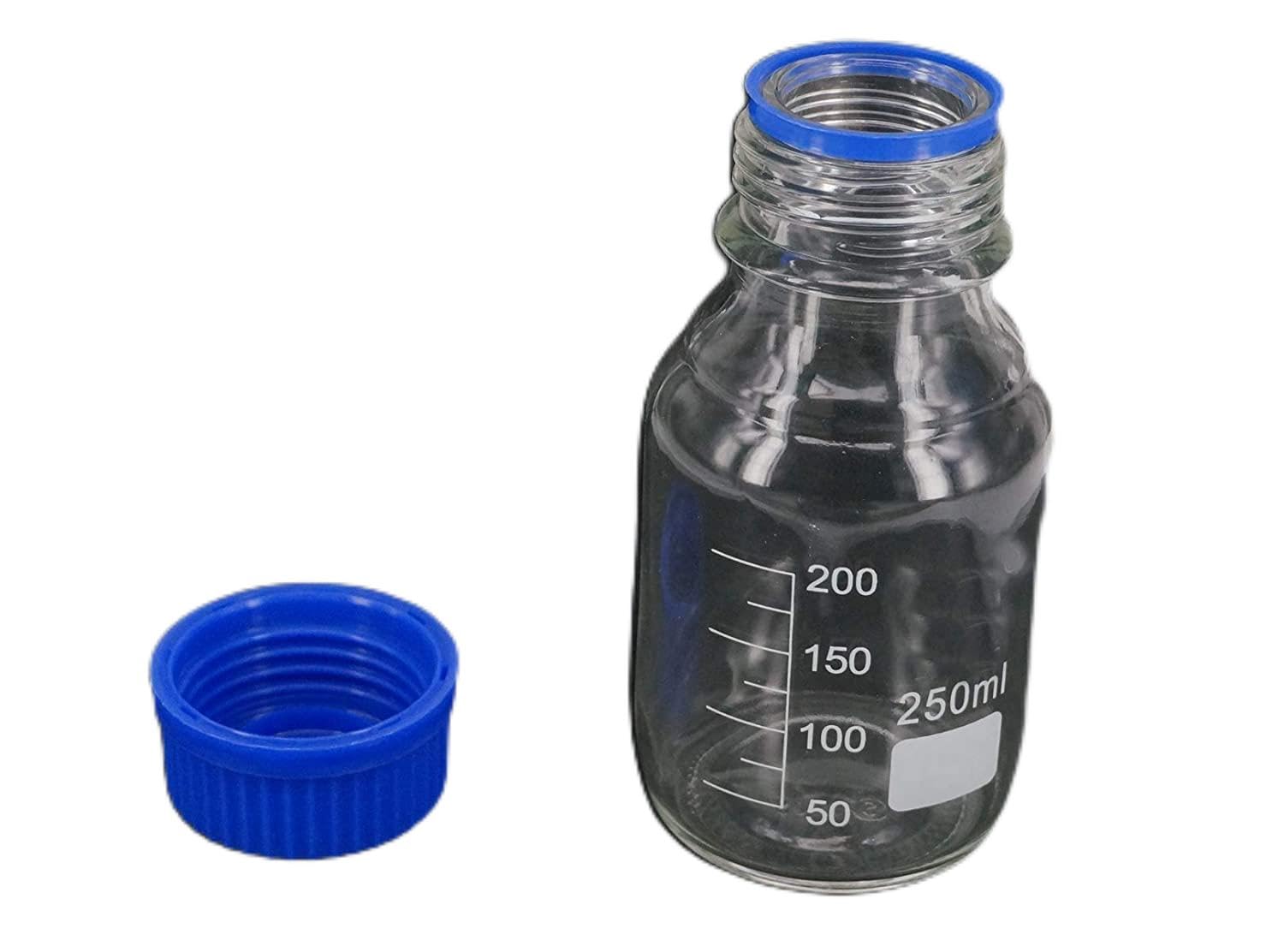 FZN Reagent Bottles Graduated Storage Borosilicate Glass Bottle with ...