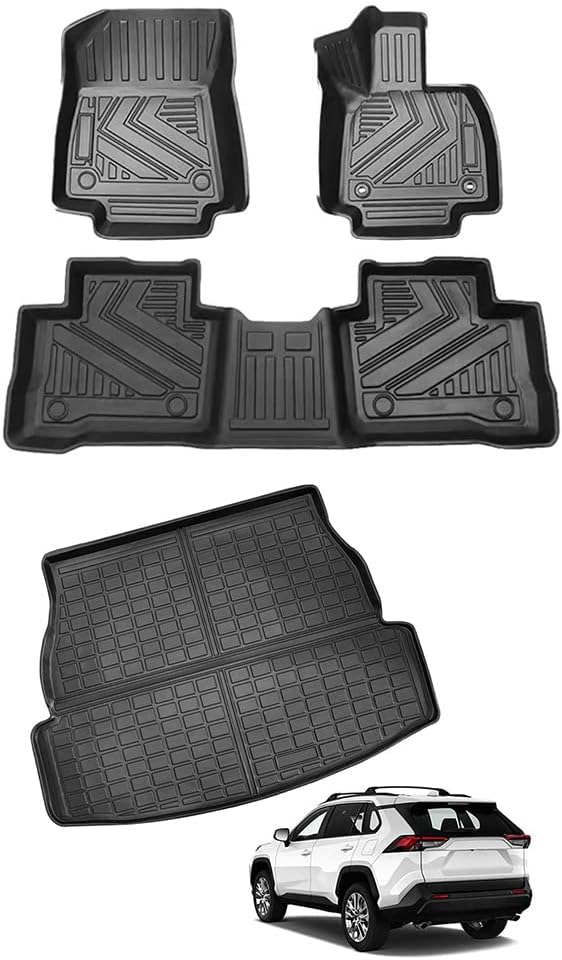 Fit Toyota Rav4 Rav 4 2019-2024 All Weather Floor Carpet and Boot Cargo ...