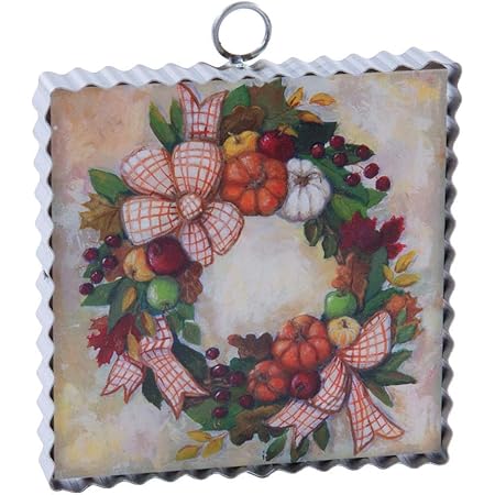 Amazon.com : The Round Top Collection - Gallery Pumpkin Harvest - Metal ...