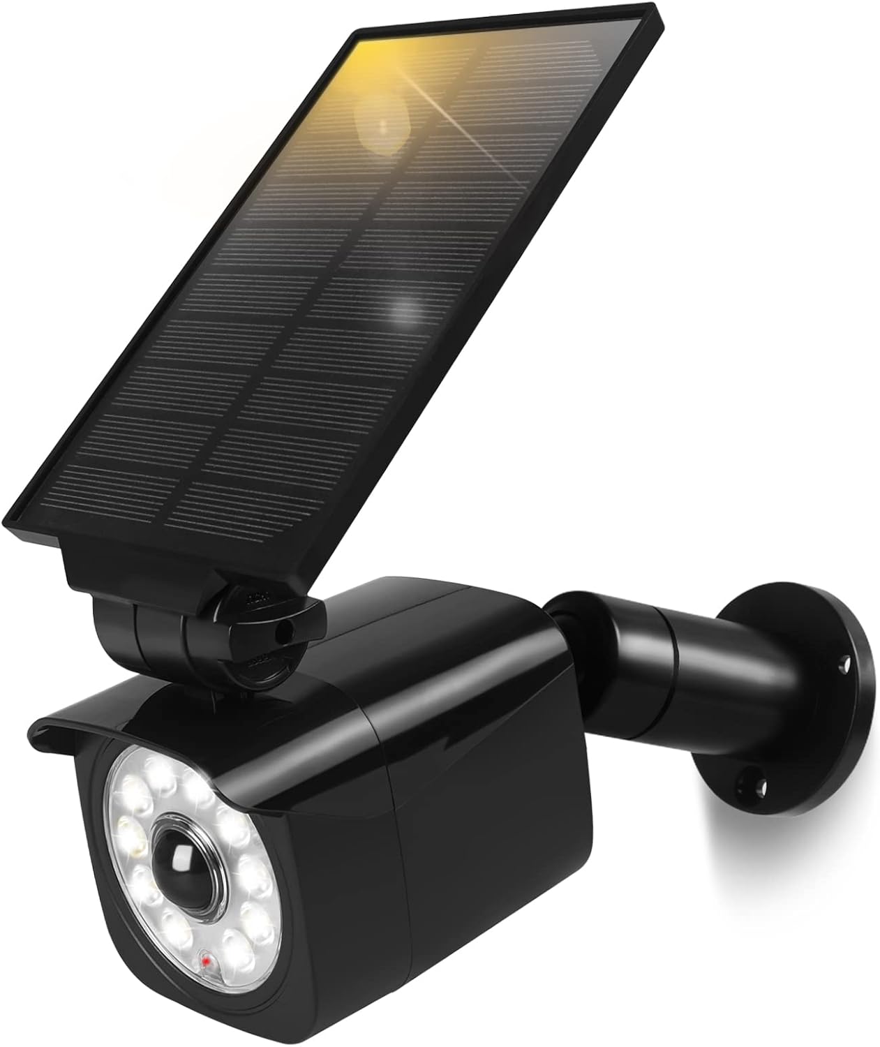 Amazon.co.jp : Revano センサーライト 屋外 ソーラー 人感 ダミーカメラ 防犯カメラ型 人感センサーライト 10LED ...