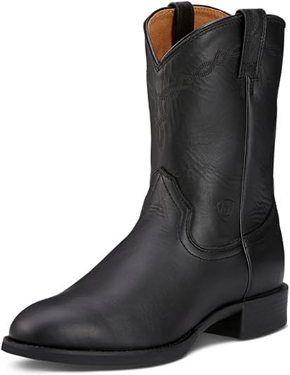 Ariat Heritage Roper - Botas impermeables, para hombre, Negro, 10 M US ...