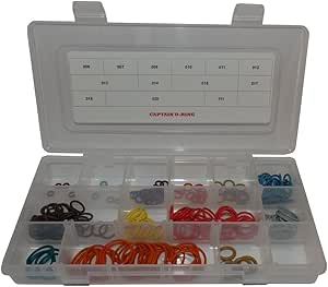 Captain O-Ring 5X Box Color Coded Oring Rebuild Kit for Smart Parts ION : Buy Online at Best ...