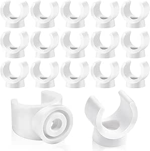 Akamino 200 Pcs 1/2 Inch PEX Clips,16 mm Plastic Pipe Clamp U-hook Pipe ...