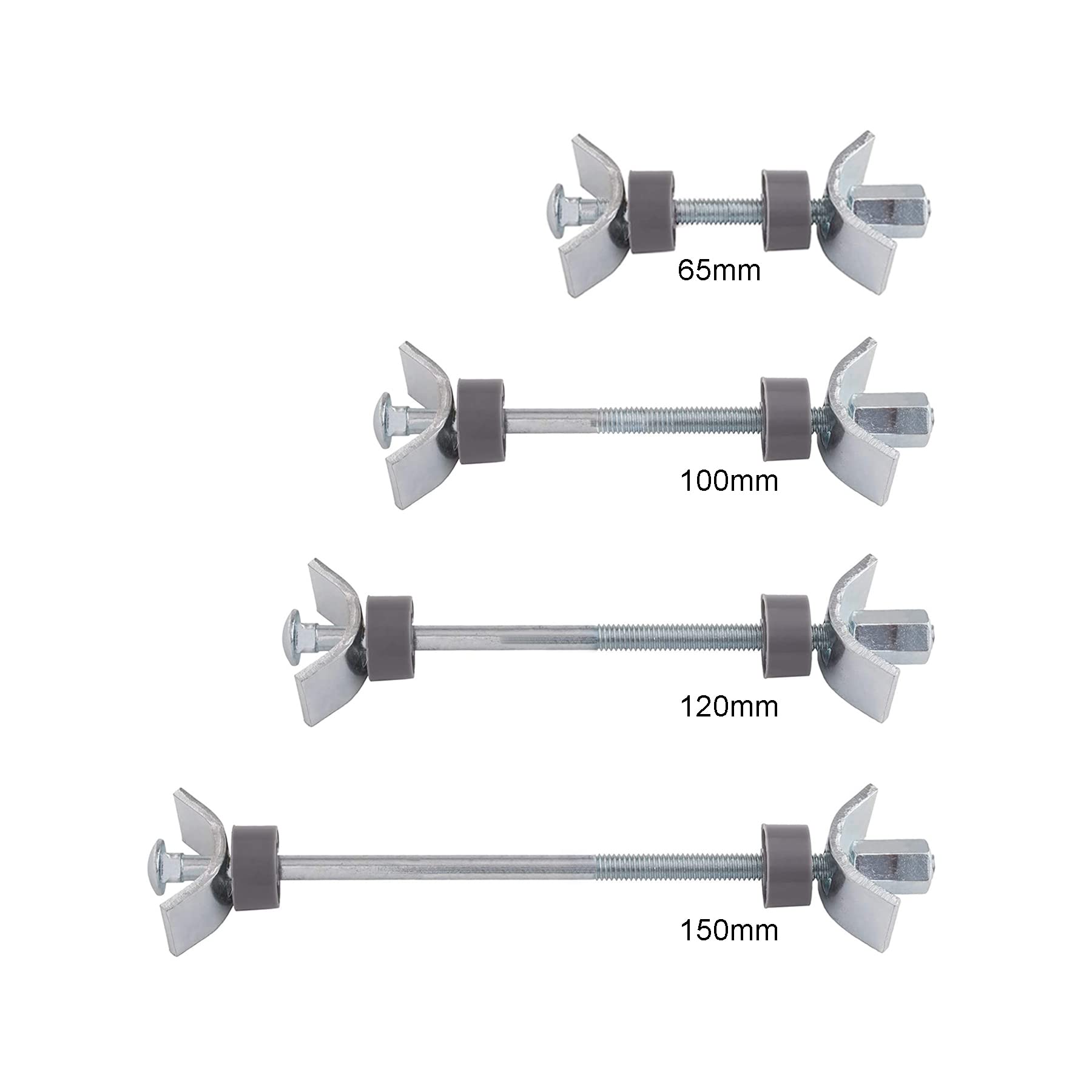GEFONG Worktop Connecting Bolts Length M6x65mm Galvanized Steel Kitchen ...