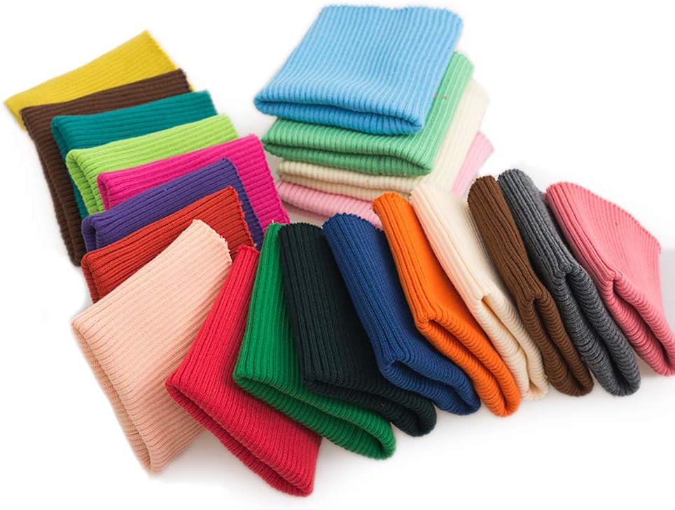 Amazon.com: Finished Knitted Ribbed Cuffs,Replacement Jacket Stripes ...