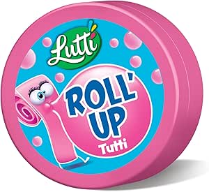Lutti Roll'up Tutti Tutti Frutti Bubble Gum - 29 gm: Buy Online at Best ...