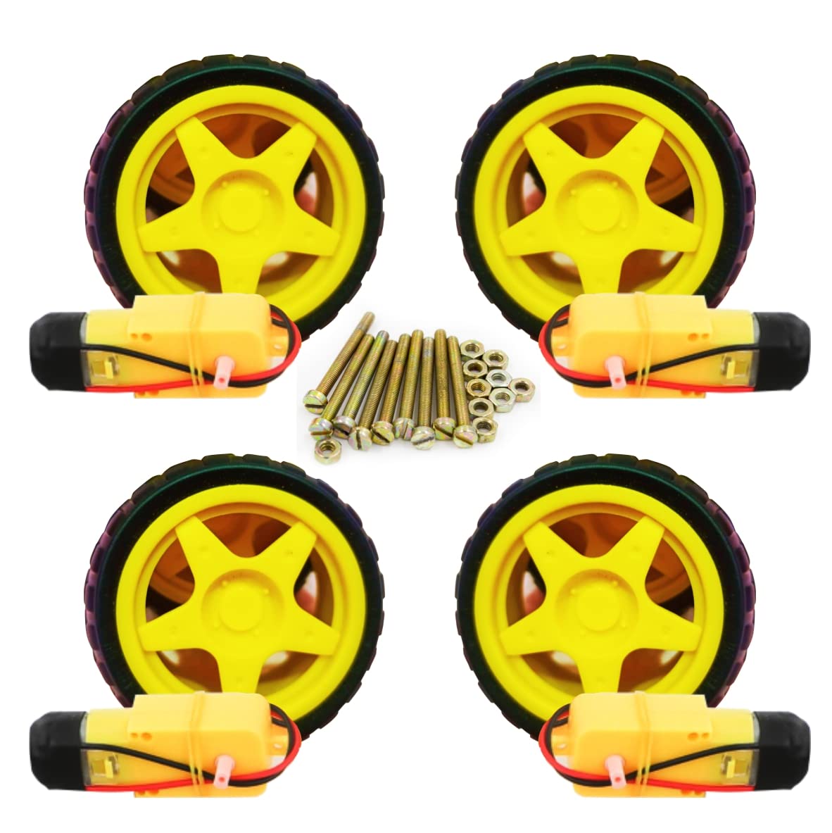 Sparklebox Metal Kit Dc Bo Motor Kit 100rpm With Soldered | Desertcart ...