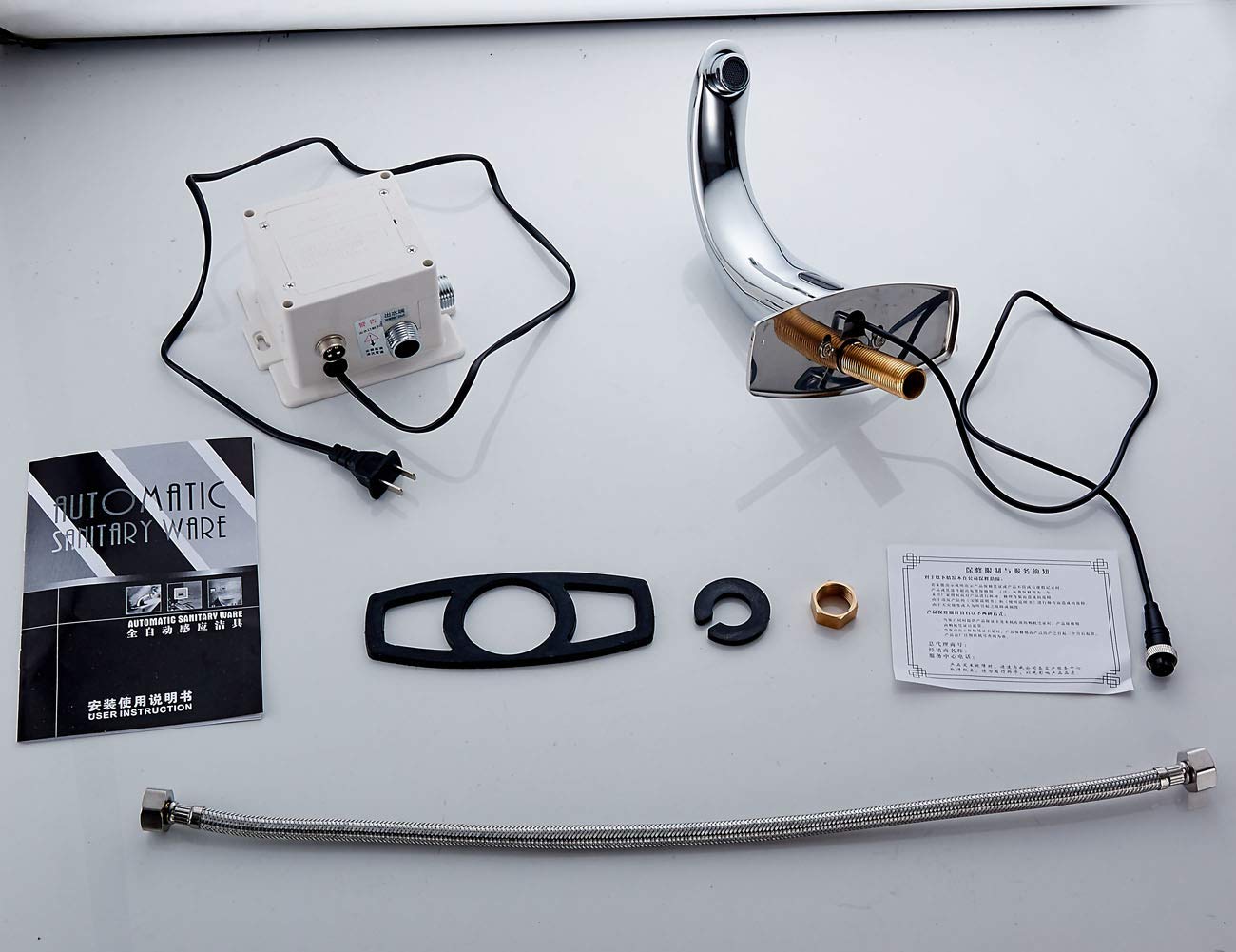 Snapklik.com : Automatic Touchless Sensor Faucet, 120V Auto Sensor ...