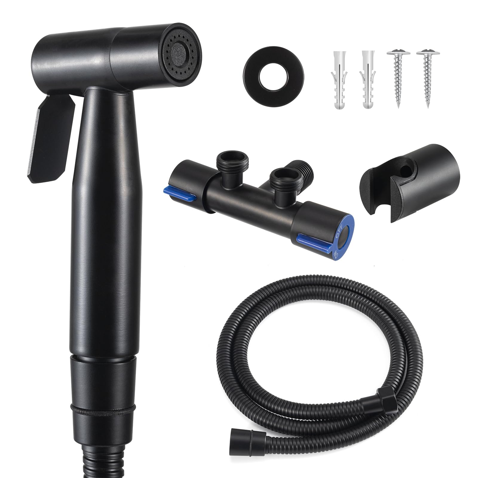 Handheld Bidet Sprayer - QINGYZQ Bathroom Sprayer with Hose Kit ...