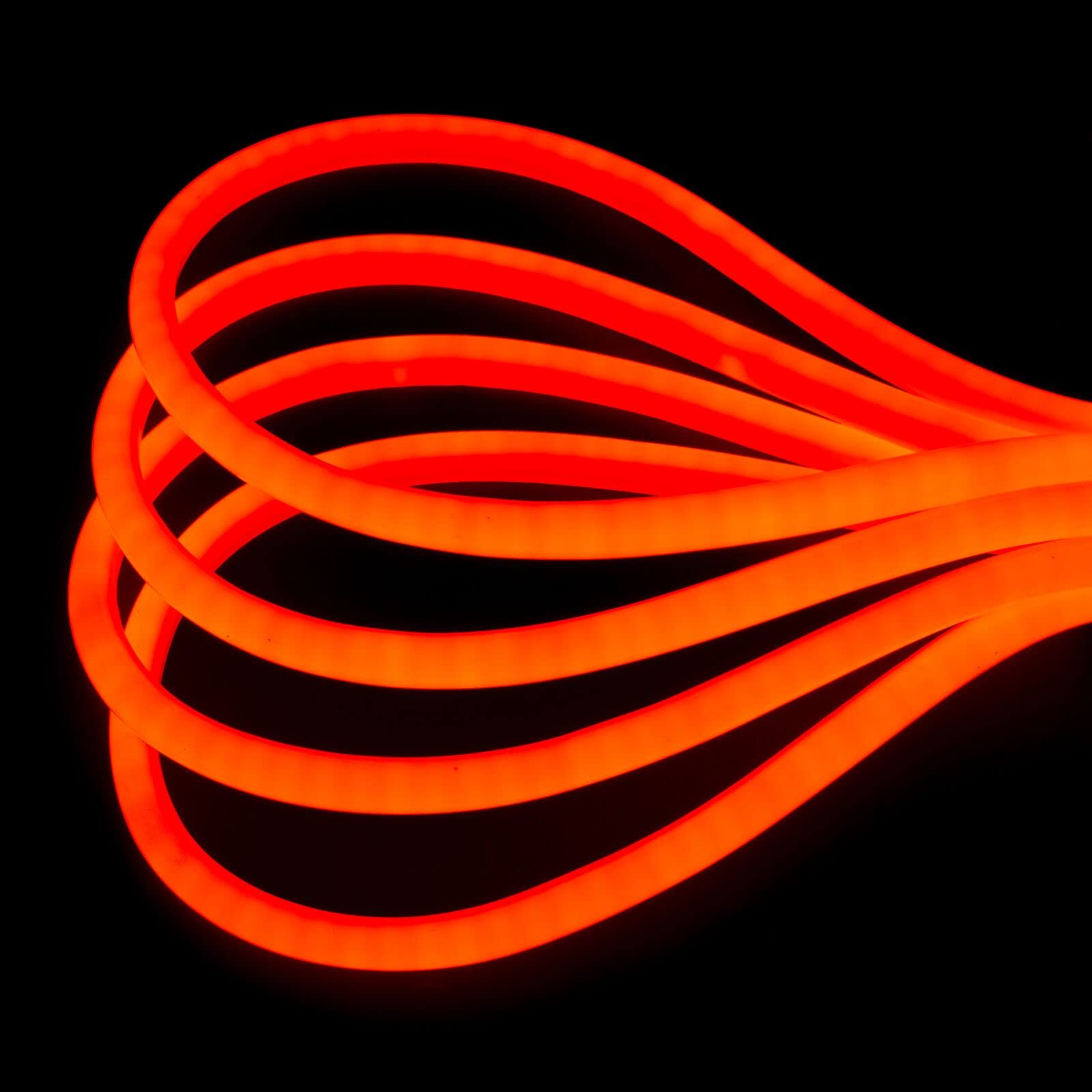 Amazon.com: LAMPHOME RED Neon Light Strip 18FT Flexible Neon Rope ...