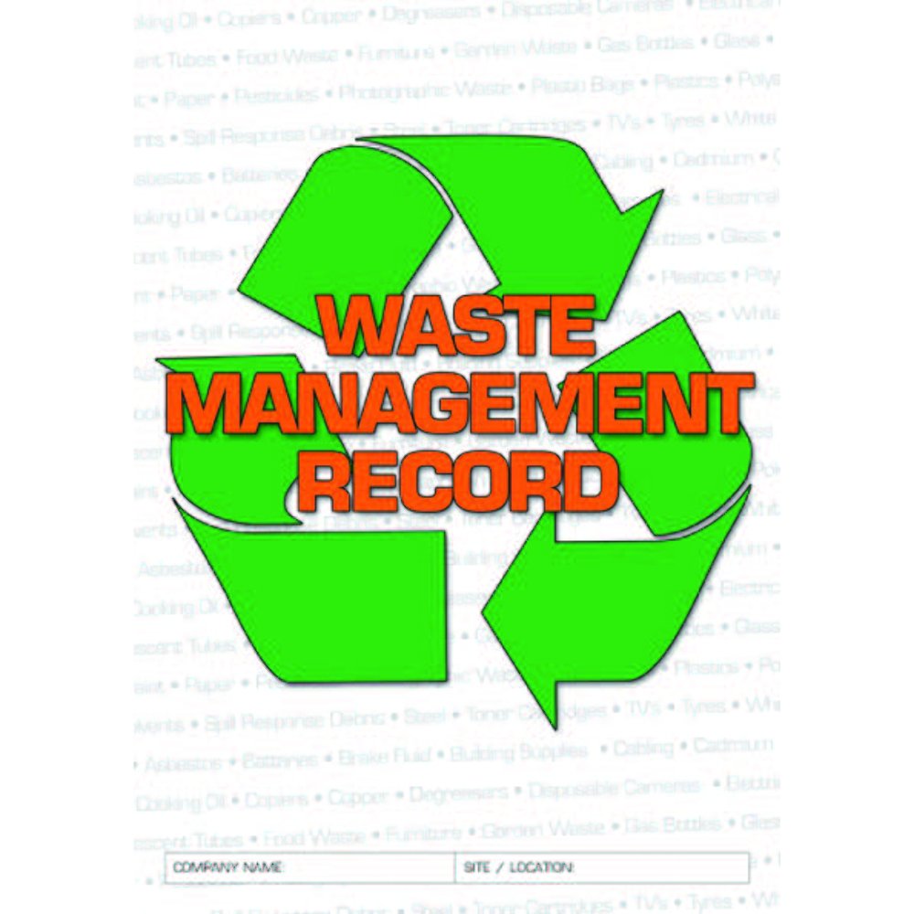 Amazon.com: Waste Management Log: Logbook, Journal - 102 pages, 5 x 8 ...